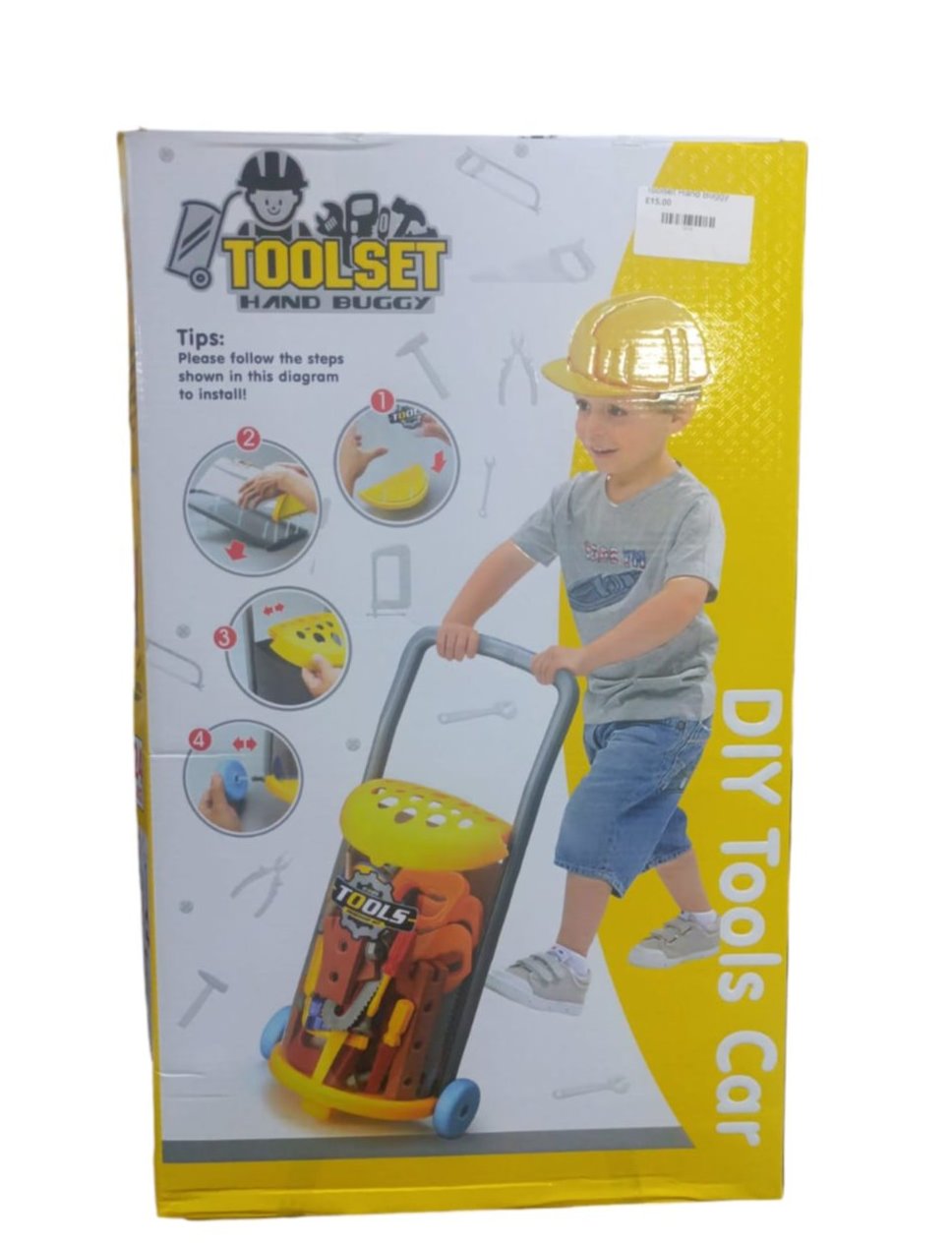 Toolset Hand Buggy- Playset Cart Buggy Toy For Kids – KidzbuzzPlus
